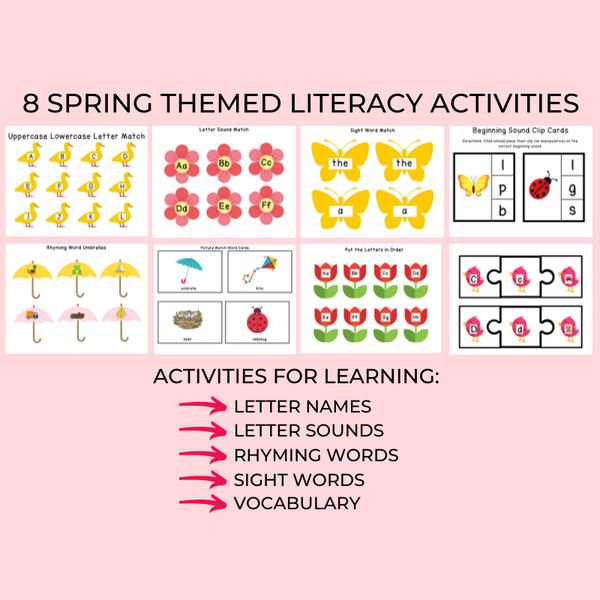 Preschool Spring Learning Kit - Kindergarten Ready Shop