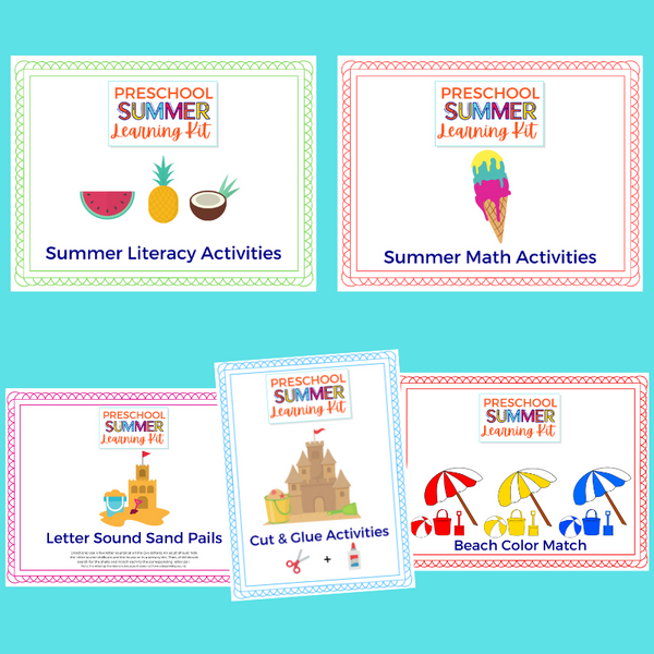 Preschool Summer Learning Kit - Kindergarten Ready Shop
