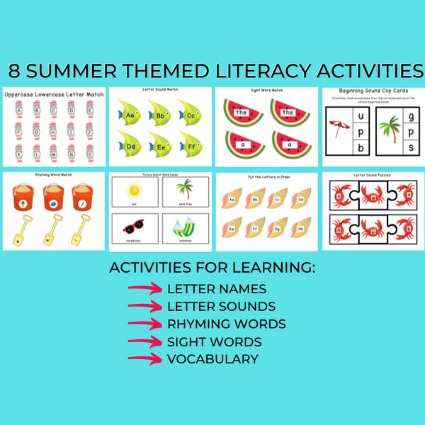 Preschool Summer Learning Kit - Kindergarten Ready Shop