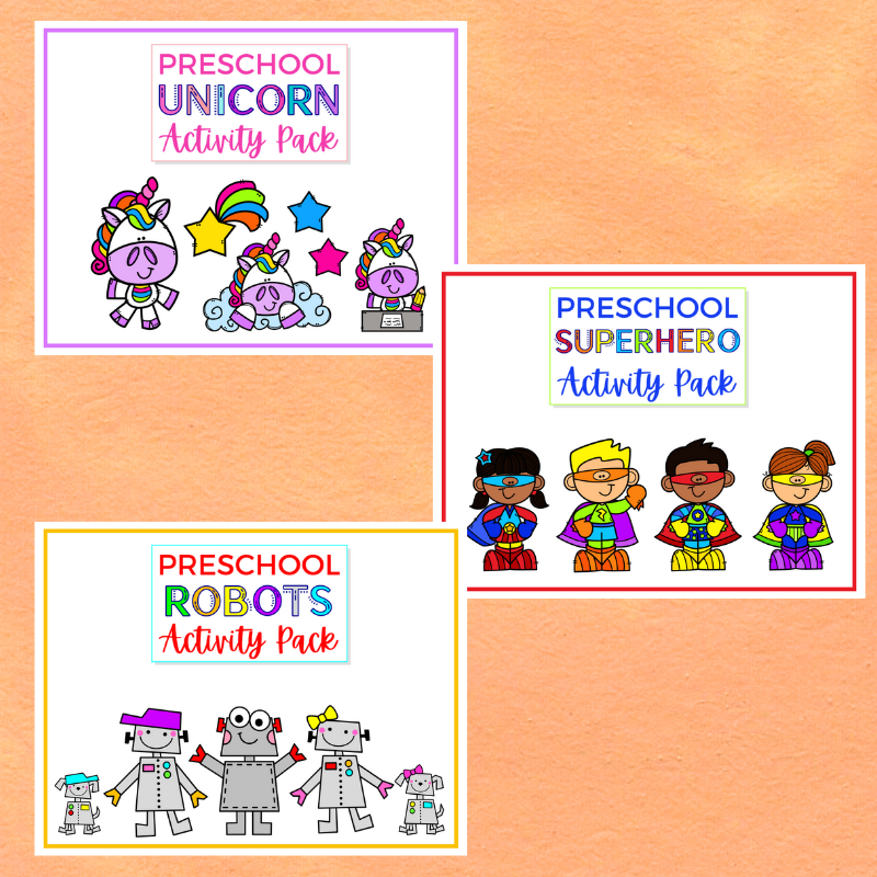 Themed Activity Packs - Kindergarten Ready Shop